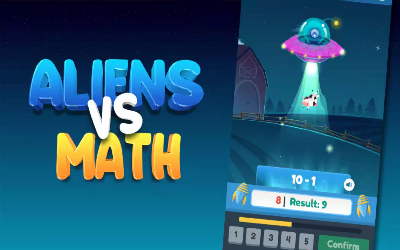 Aliens vs Math 🕹️ Play Free on Play123