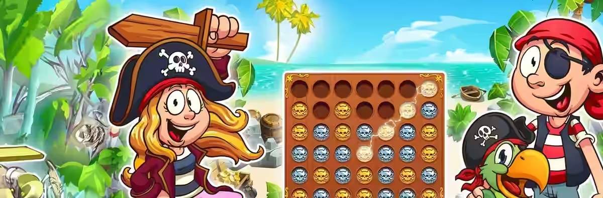 Align 4 Pirates 🕹️ Play Free on Play123