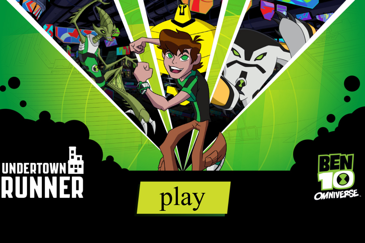 Ben 10 Omniverse: Undertown Runner 🕹️ Play Free on Play123