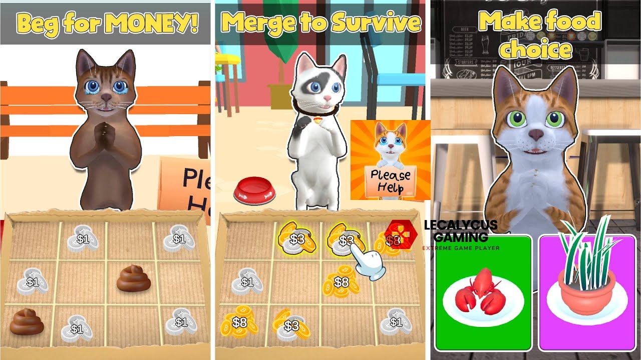 Cat Life: Merge Money 🕹️ Play Free on Play123