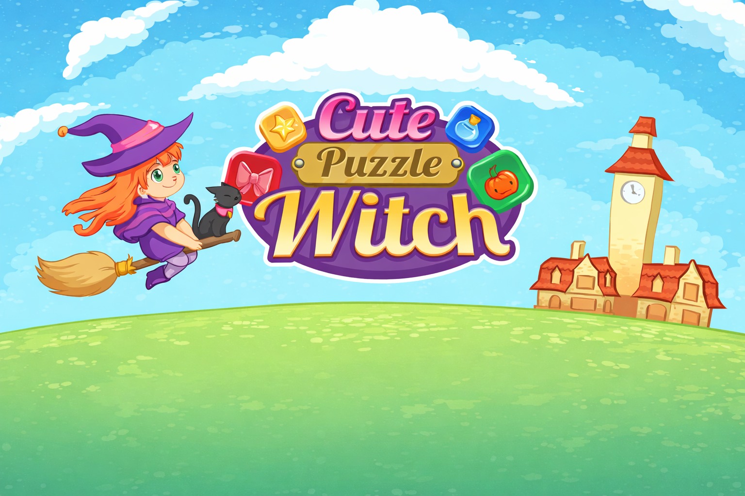 Cute Puzzle Witch 🕹️ Play Free on Play123