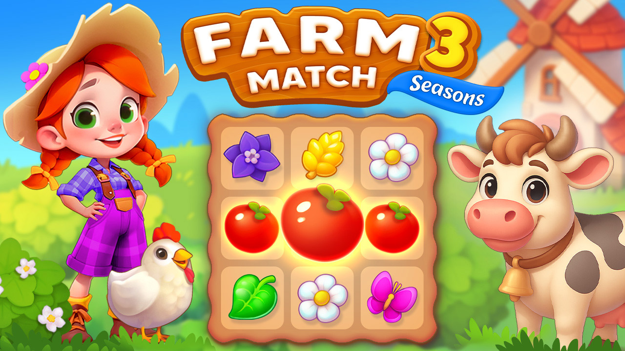 Farm Match Seasons 3 🕹️ Play Free on Play123