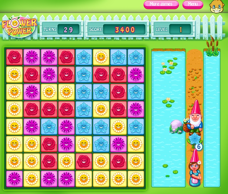 Flower Power 🕹️ Play Free on Play123