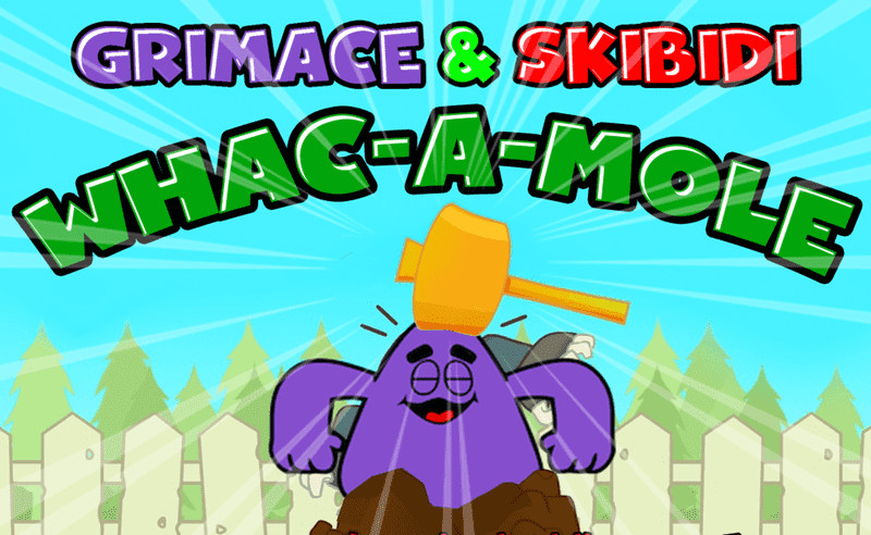 Grimace & Skibidi: Whac-a-Mole 🕹️ Play Free on Play123