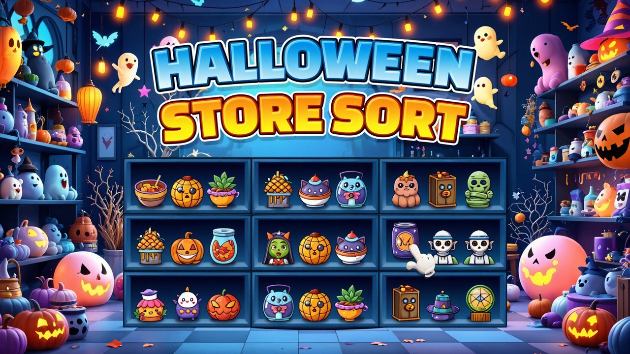 Halloween Store Sort 🕹️ Play Free on Play123