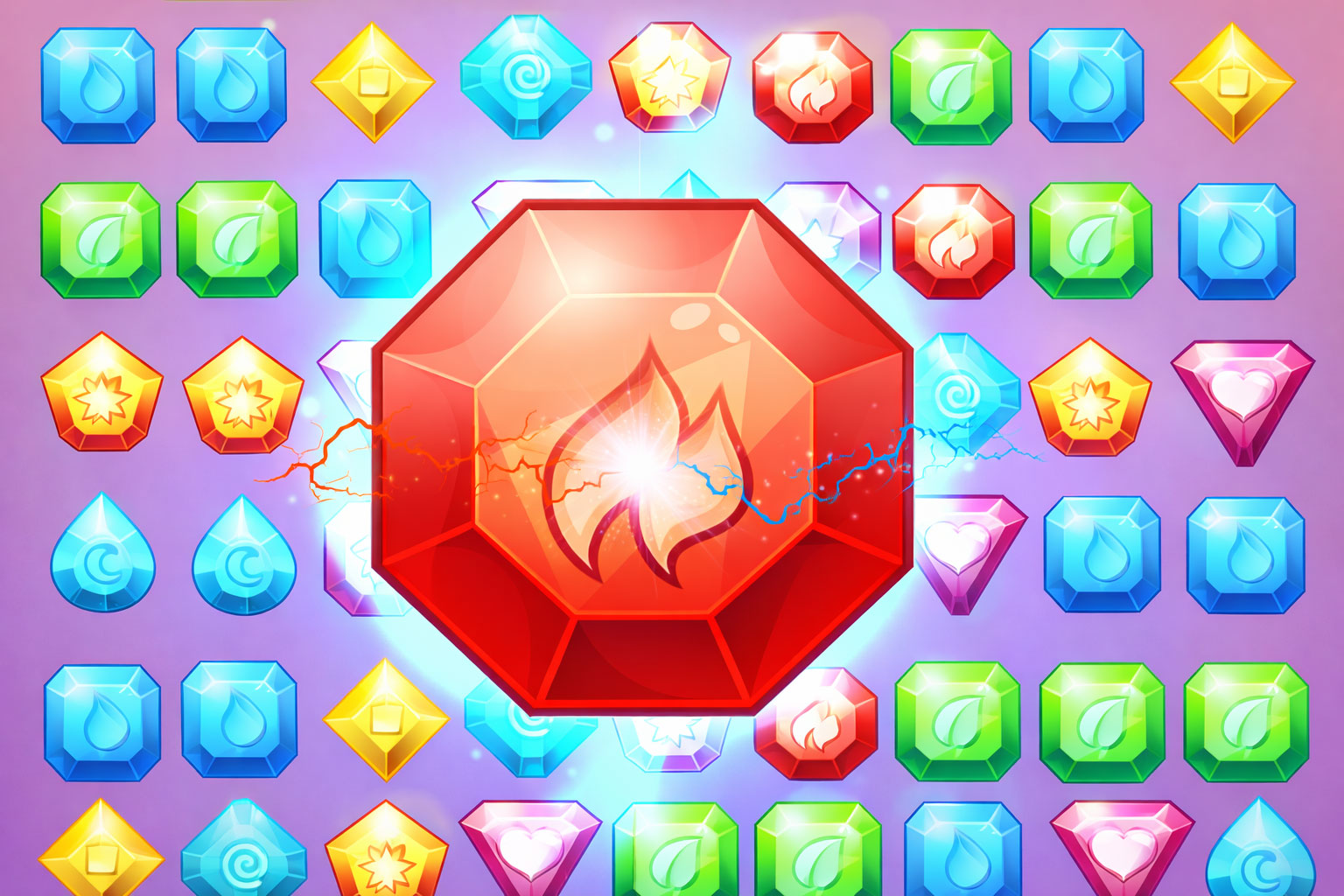 Jewels Connect 🕹️ Play Free on Play123