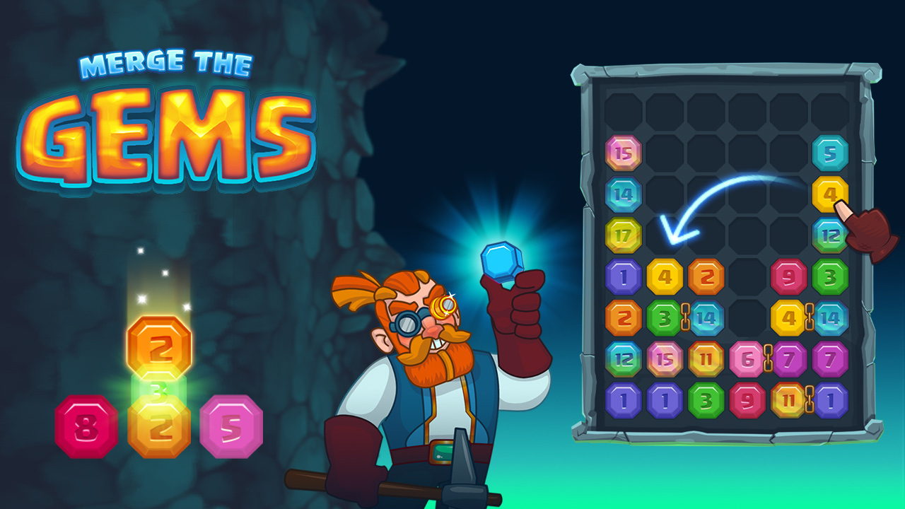 Merge the Gems 🕹️ Play Free on Play123