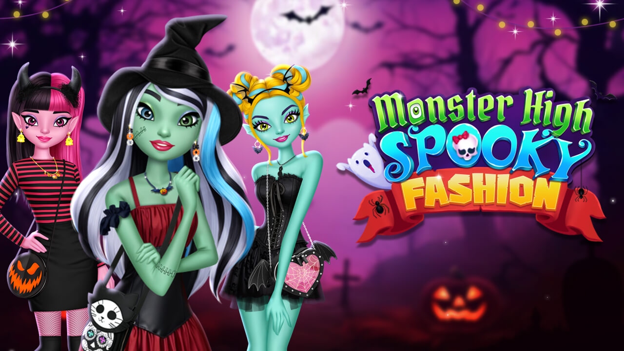 Monster High Spooky Fashion 🕹️ Play Free on Play123