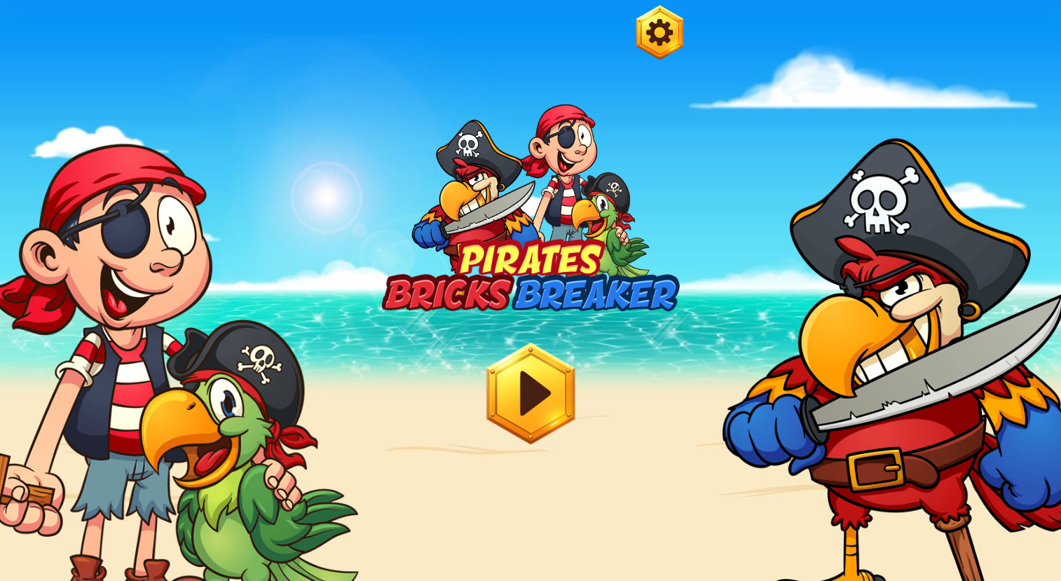 Pirates Bricks Breaker 🕹️ Play Free on Play123