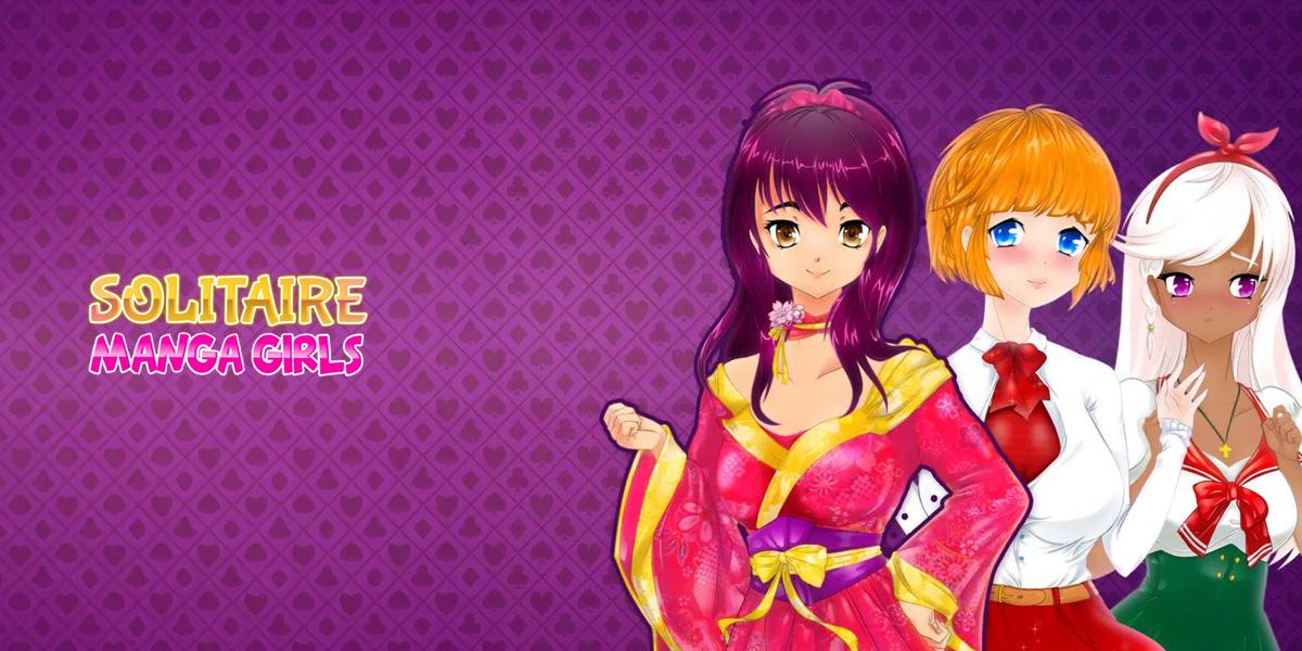 Solitaire Manga Girls 🕹️ Play Free on Play123