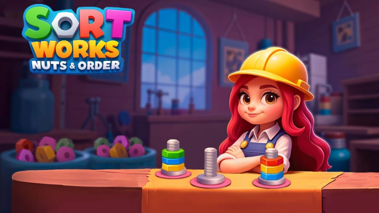 Sort Works: Nuts & Order 🕹️ Play Free on Play123