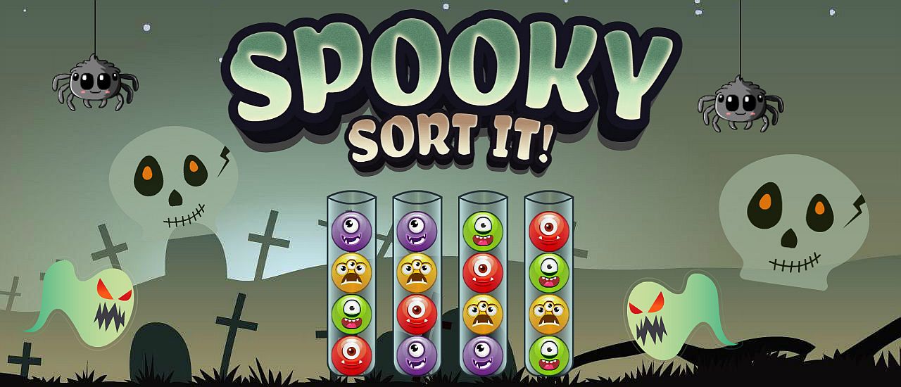 Spooky Sort It! 🕹️ Play Free on Play123
