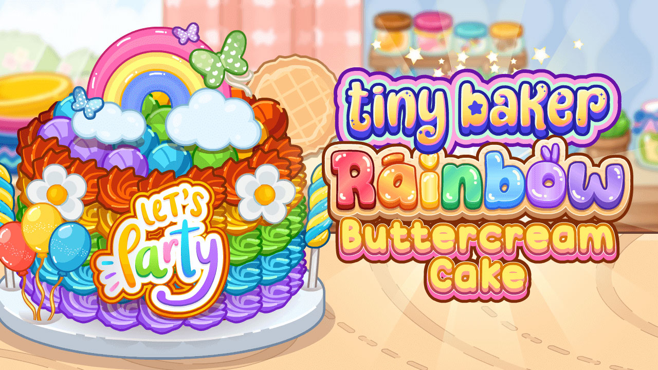 Tiny Baker Rainbow Buttercream Cake 🕹️ Play Free on Play123