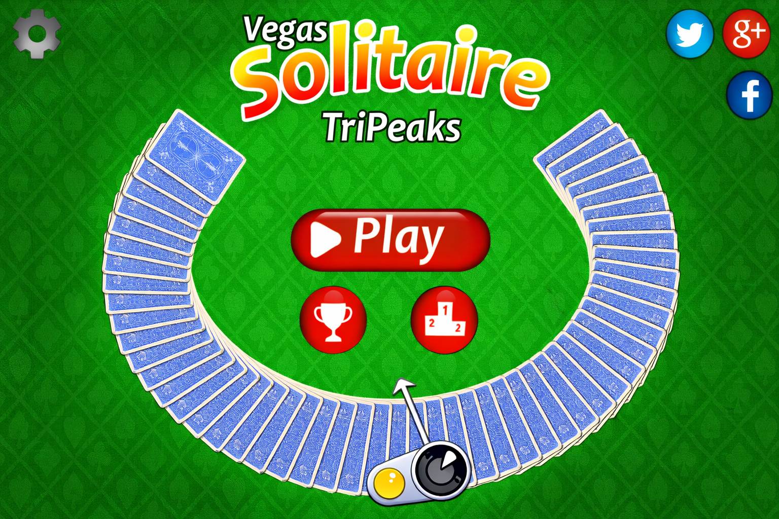 Vegas Solitaire Tripeaks 🕹️ Play Free on Play123