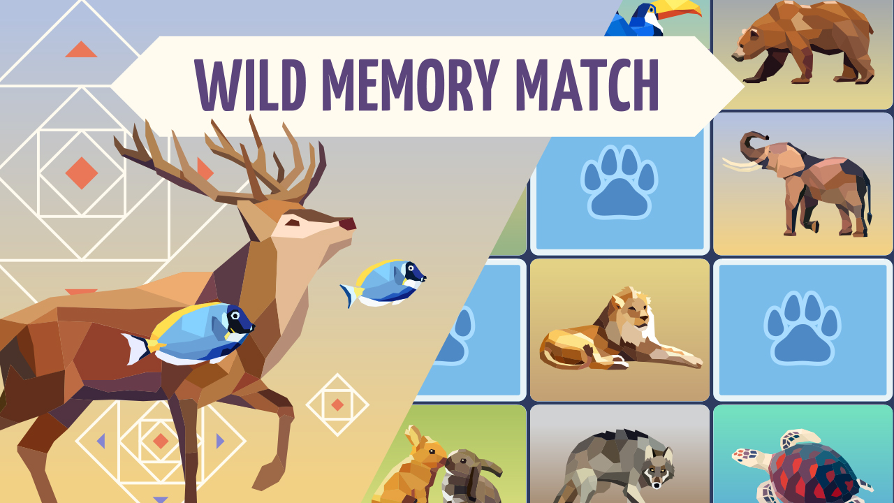 Wild Memory Match 🕹️ Play Free on Play123