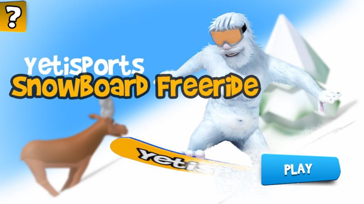 Yeti Sports: Snowboard Freeride 🕹️ Play Free on Play123